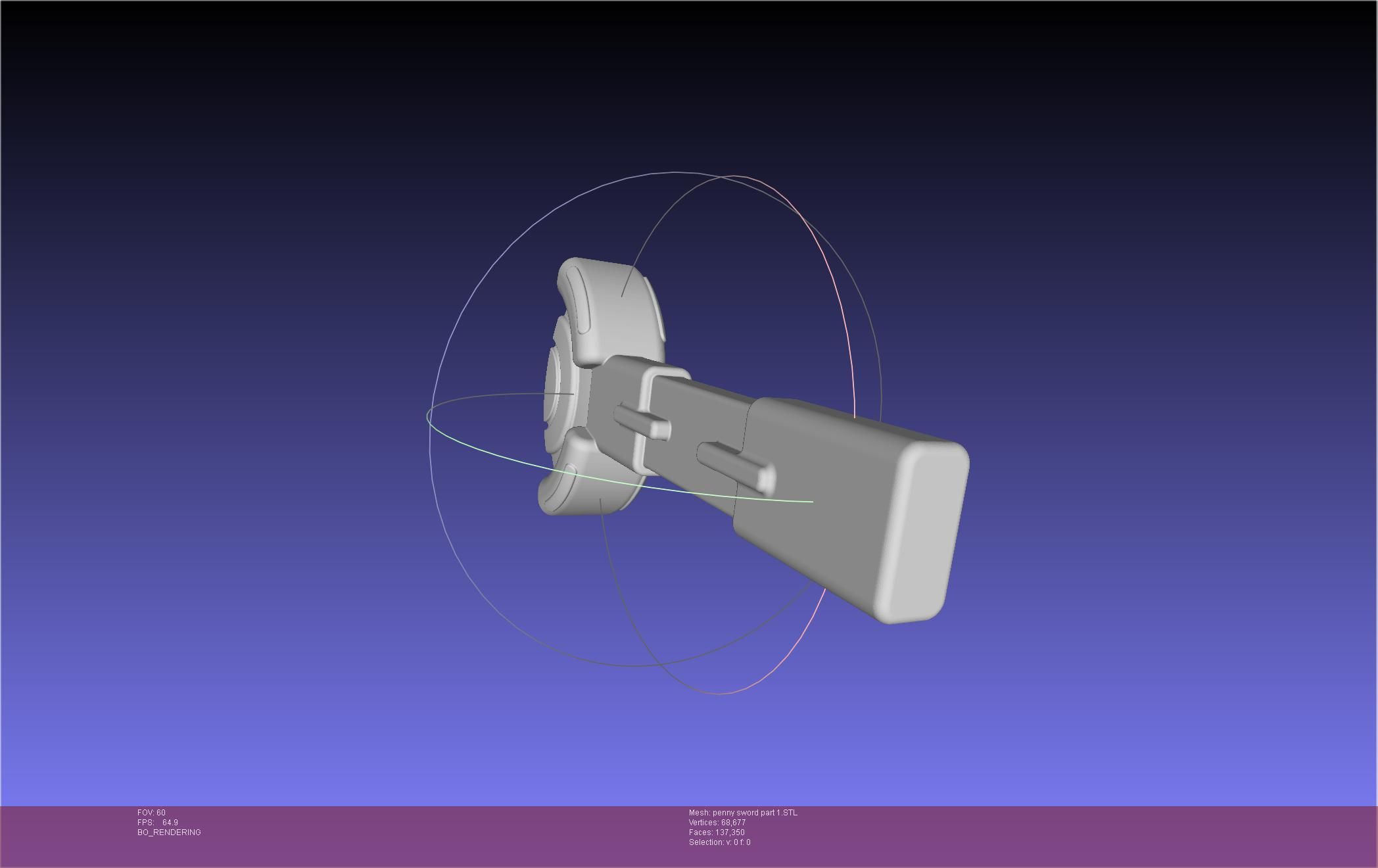 RWBY Penny Floating Array Sword Printable Assembly | 3D models download ...