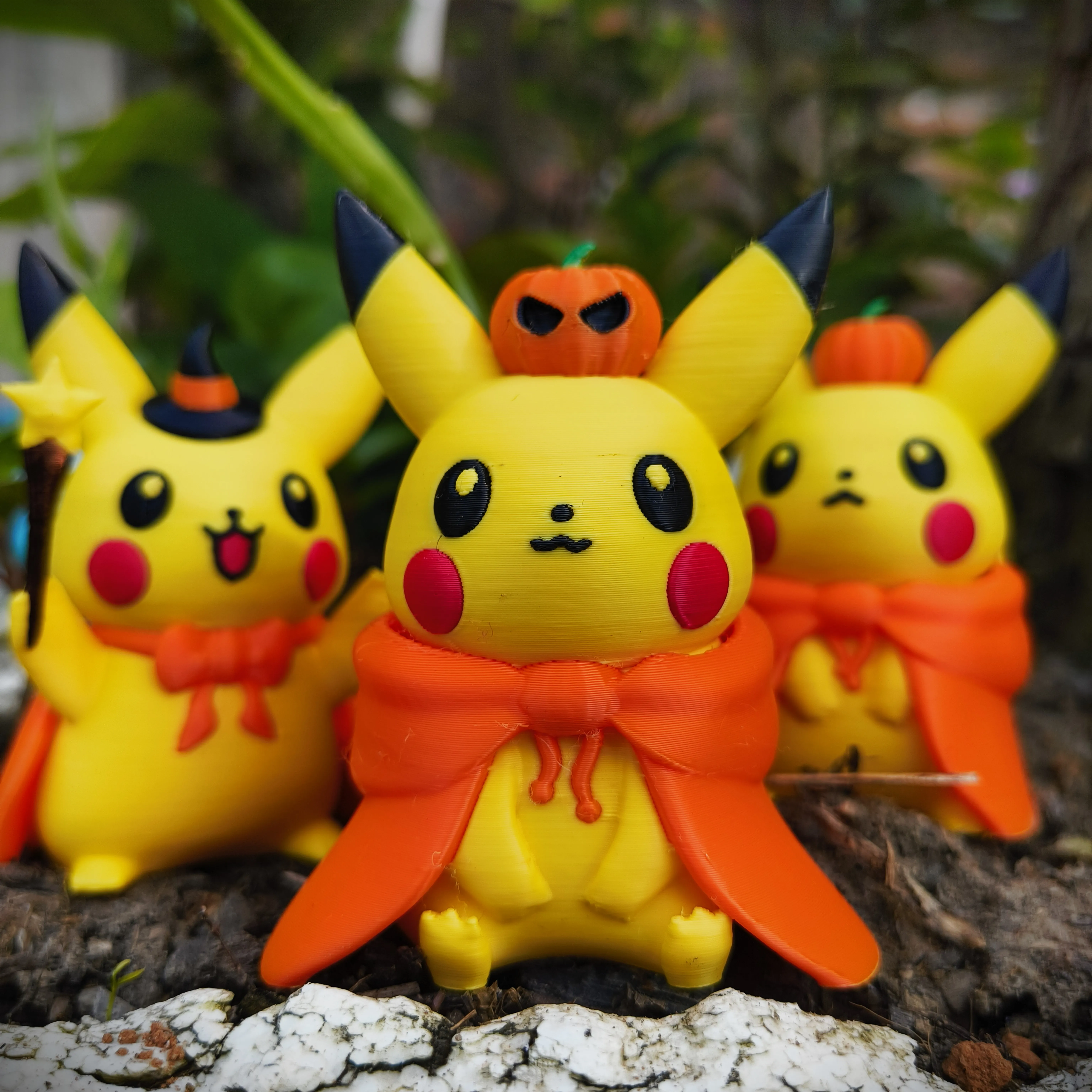Other STL Download - Halloween Special Cute Pikachu Collectionby ...