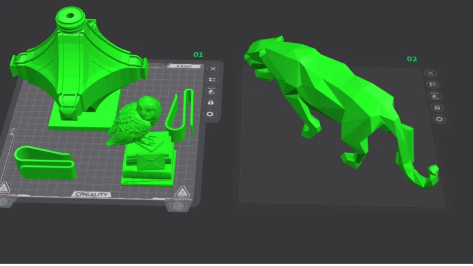 3D Printer Files | 3MF File | Cat Lowpoly Low poly | Creality Cloud