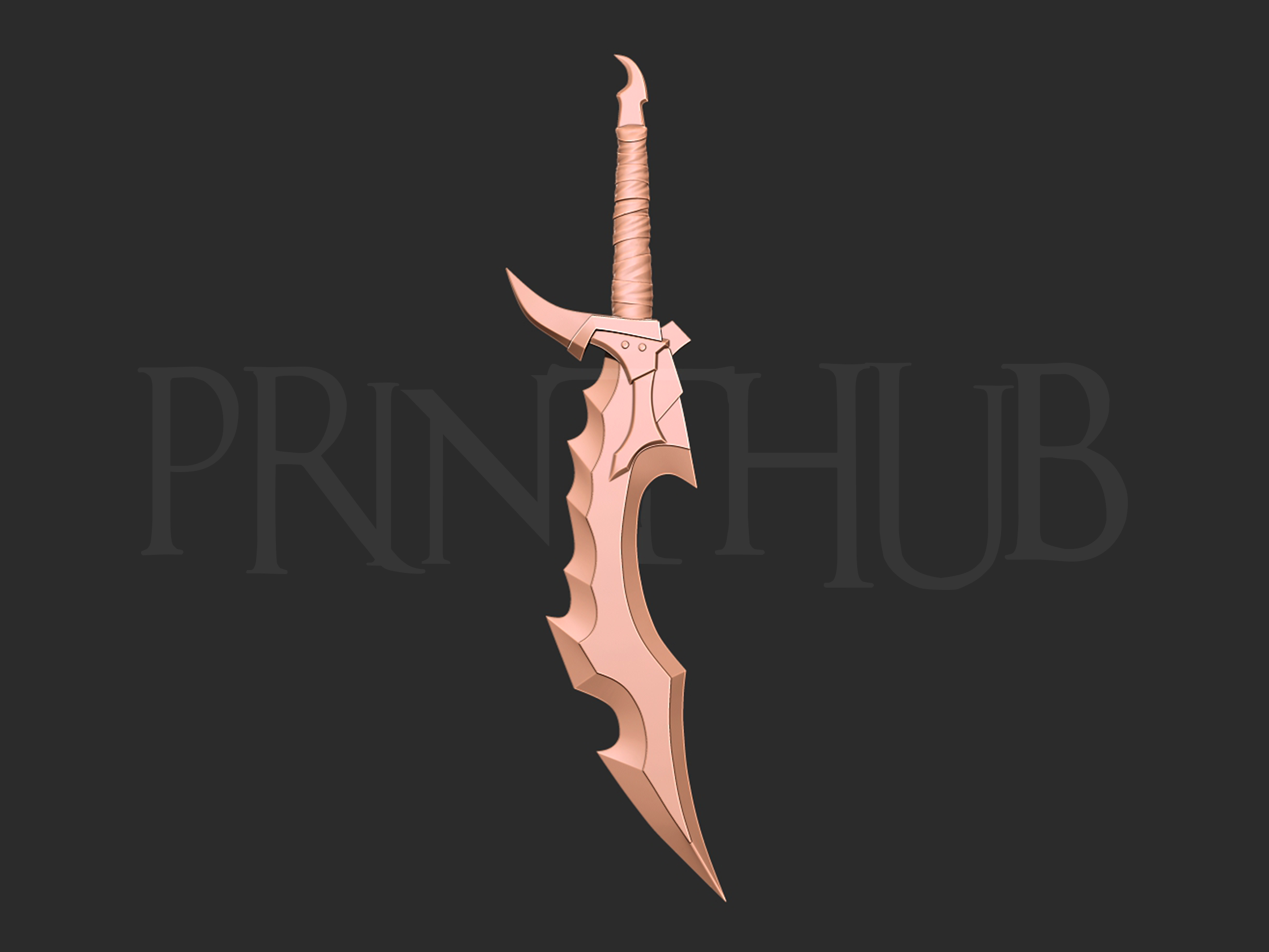 Solo Leveling - Knight Slayer Dagger Cosplay | 3D models download ...