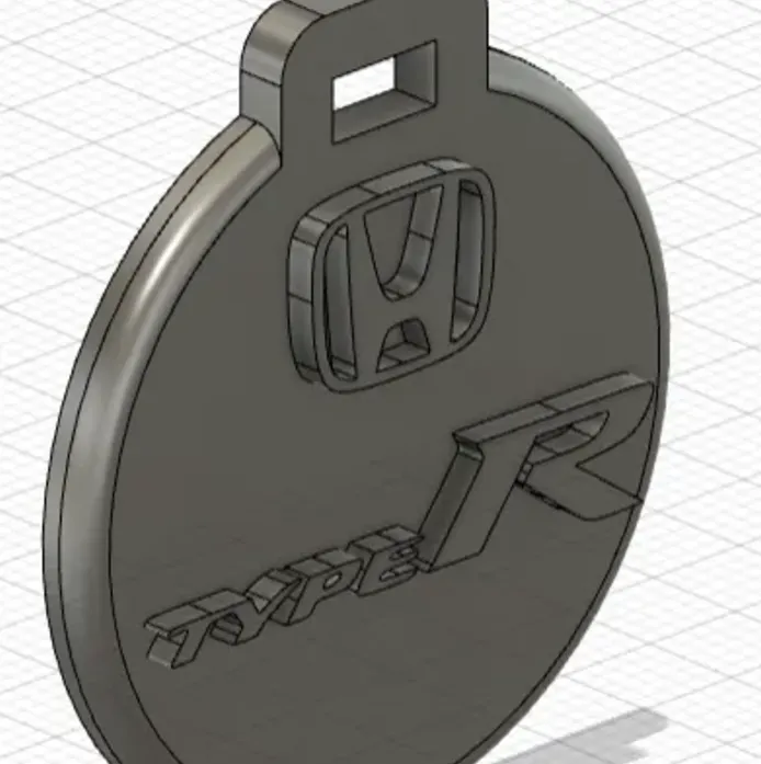 Free Other STL Download - Pendentif porte clé Honda Type R / Honda Type ...