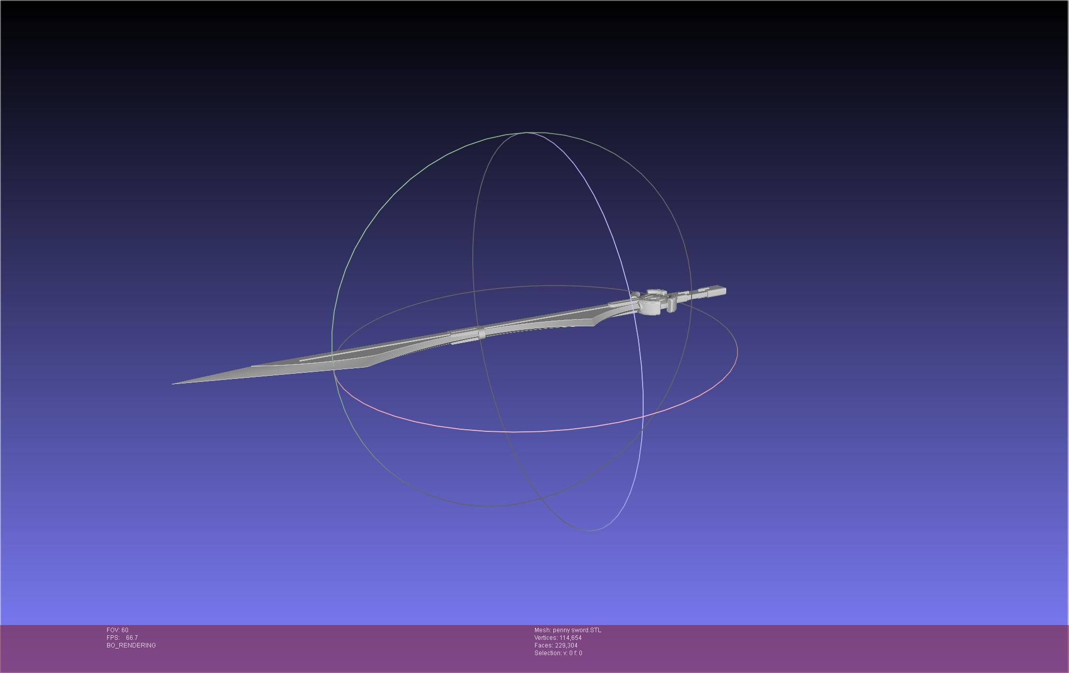 RWBY Penny Floating Array Sword Printable Assembly | 3D models download ...