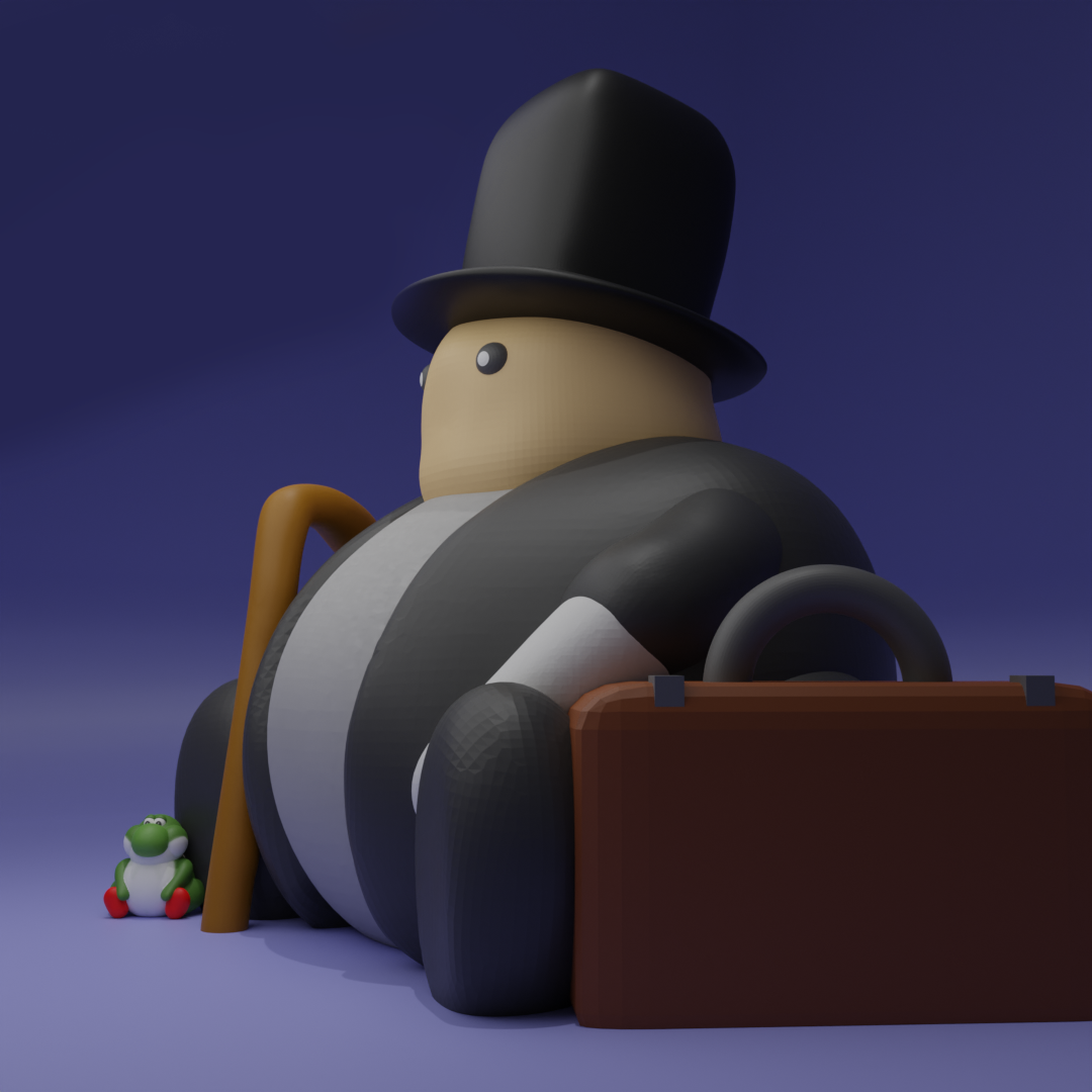 Businessman Chonk - MEME - CREALITY CLOUD EXCLUSIVE | 3D models ...