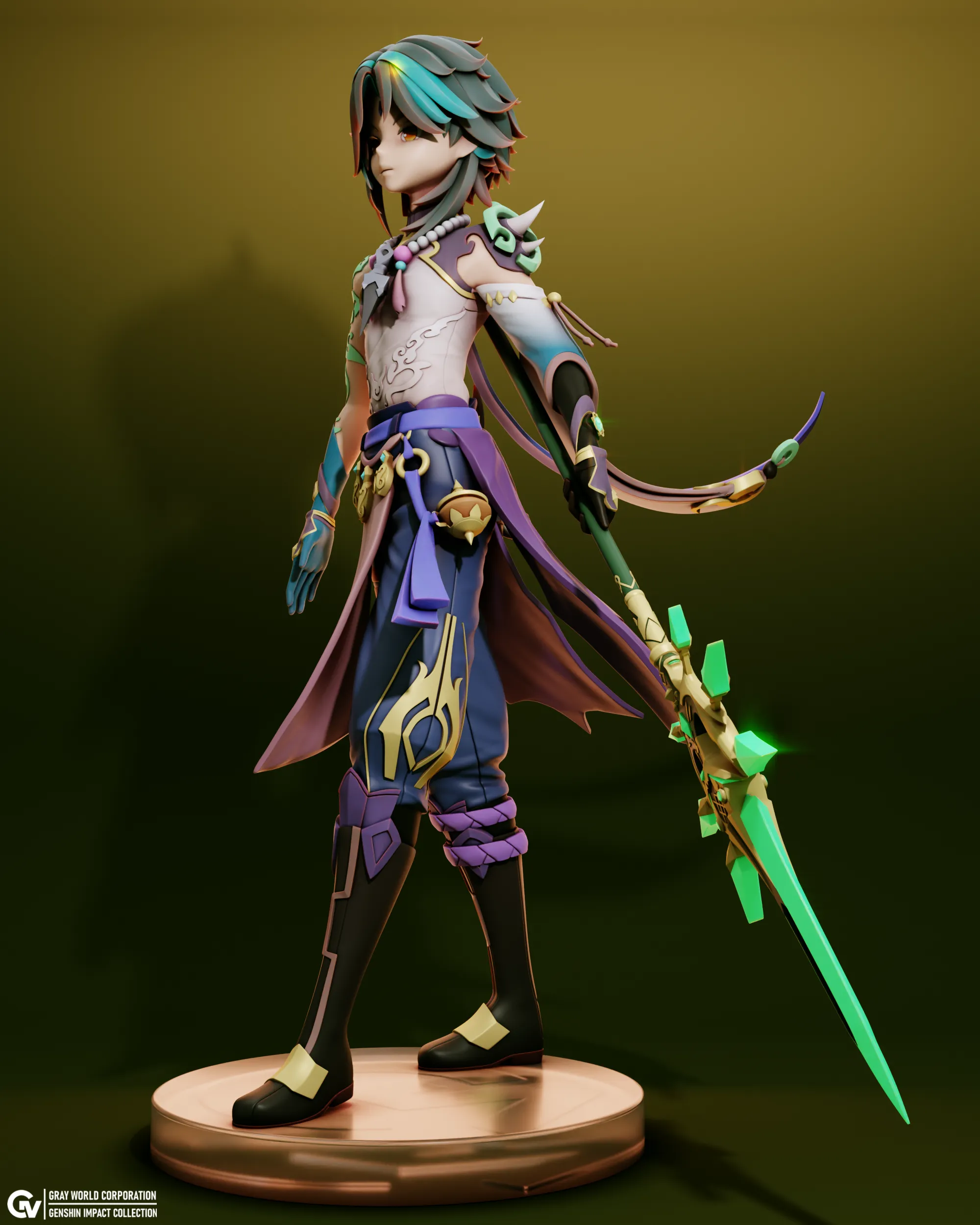 Characters & Creatures STL Download - Xiao 2 | Ggenshin Impactby Gray ...