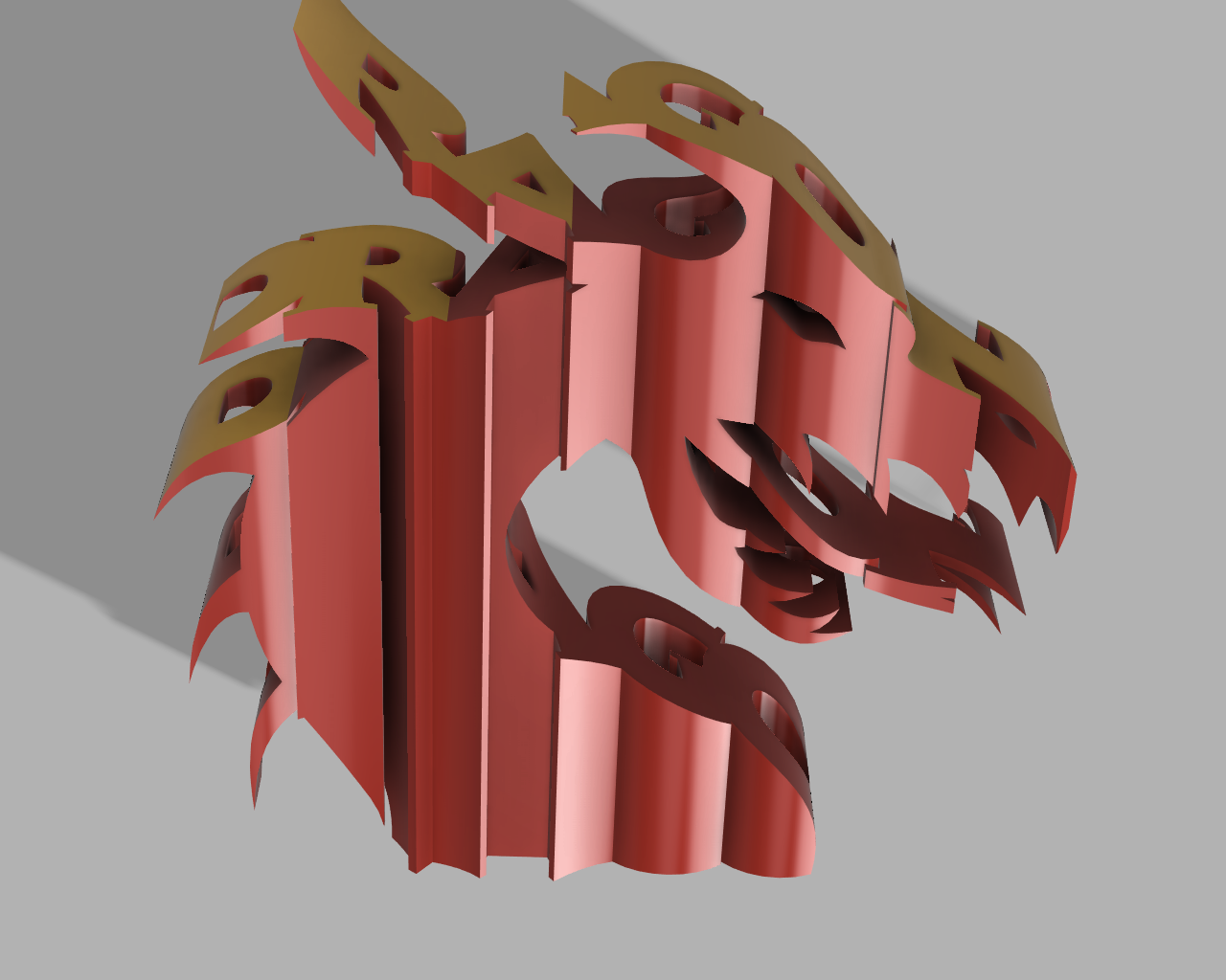 Flip Text Dragon X Text | 3D models download | Creality Cloud