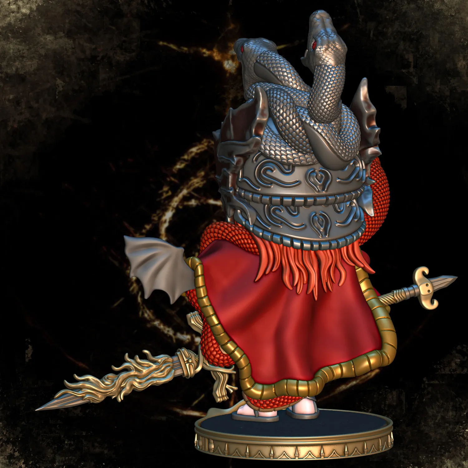 Characters & Creatures STL Descarga - Messmer chibi - Guilhermep.art