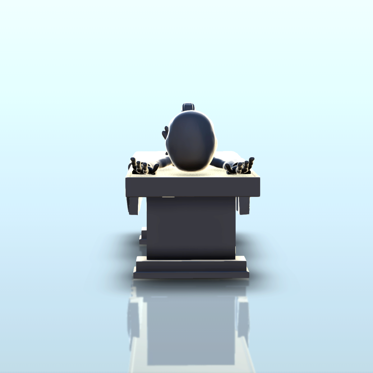 Alien on operating table with baby-alien (11) (+ pre-support | 3D ...