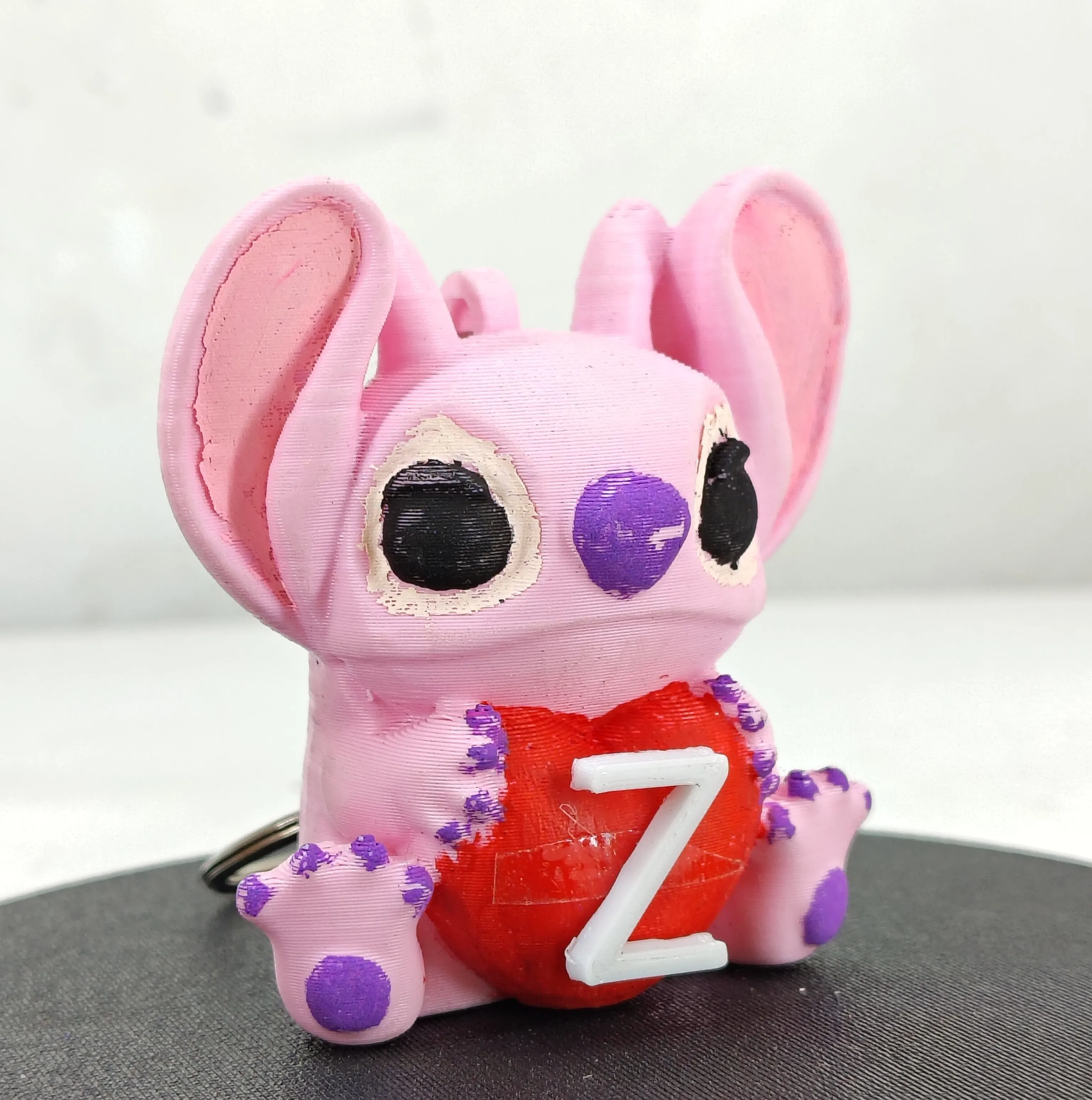 Angel Disney valentine keychain Z letter | 3D models download ...