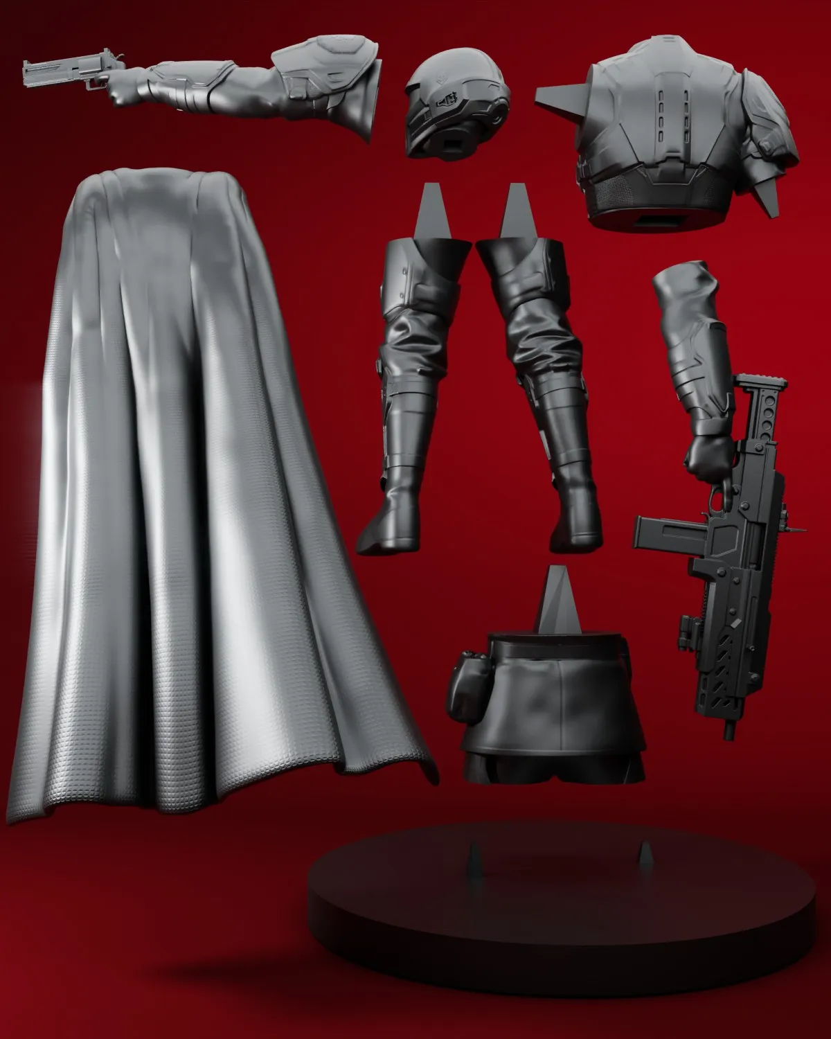 HELLDIVER SOLDIER [絕地戰兵] | HELLDIVERS 2 | 3D PRINTABLE FIGUR | 3D ...