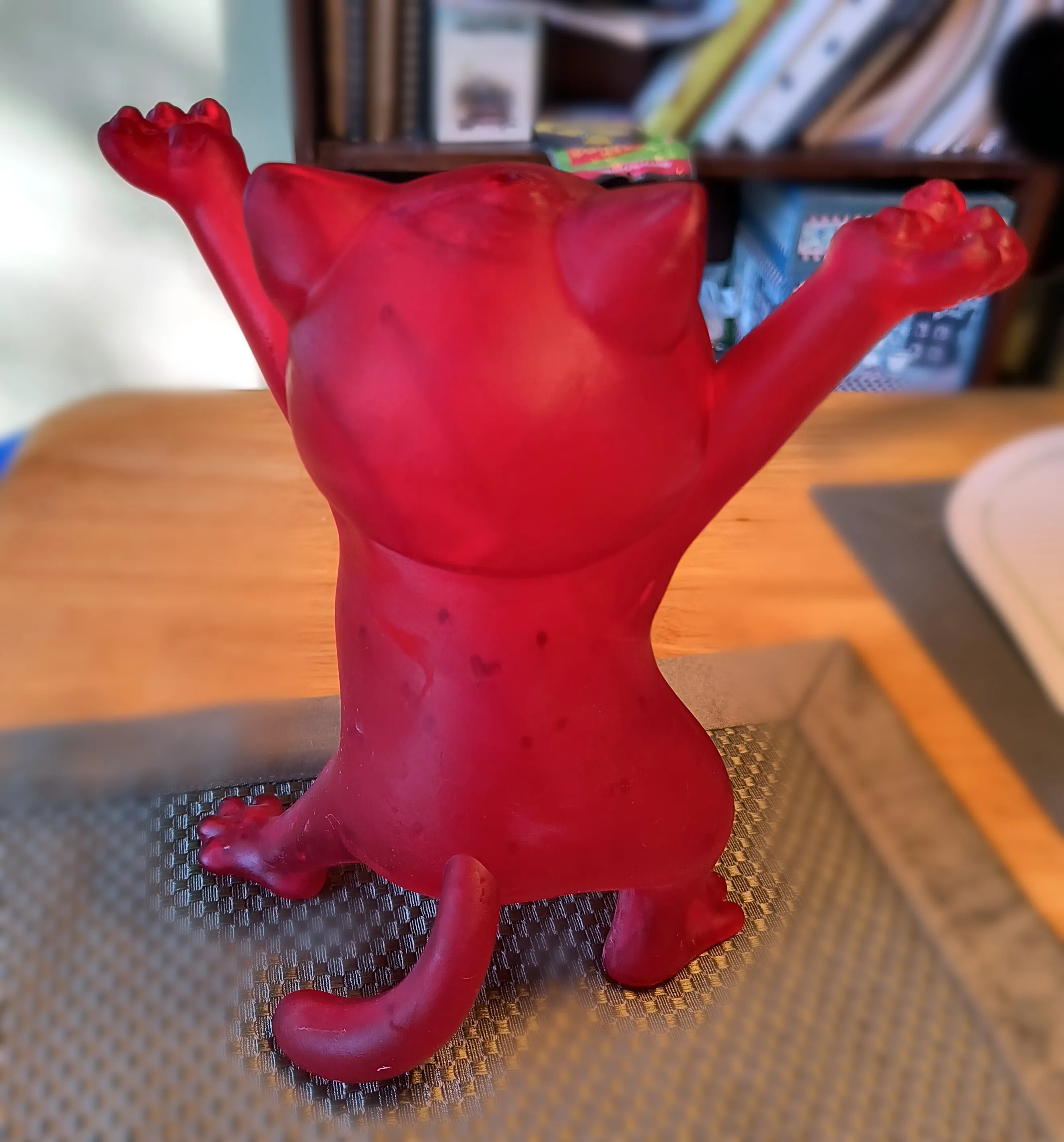 I had some translucent red resin left in the vat, so I decided to do a ...