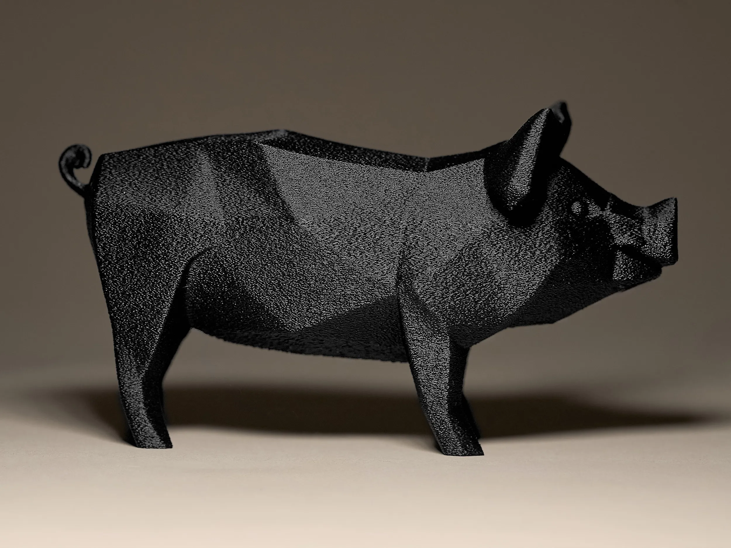 Free Home Decorations & Ornaments STL Download - Geometric Pig ...