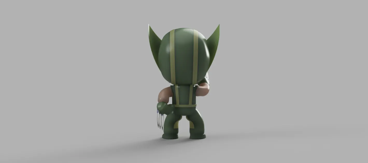 Characters & Creatures STL Download - Marvel Comics Mini Wolverine ...