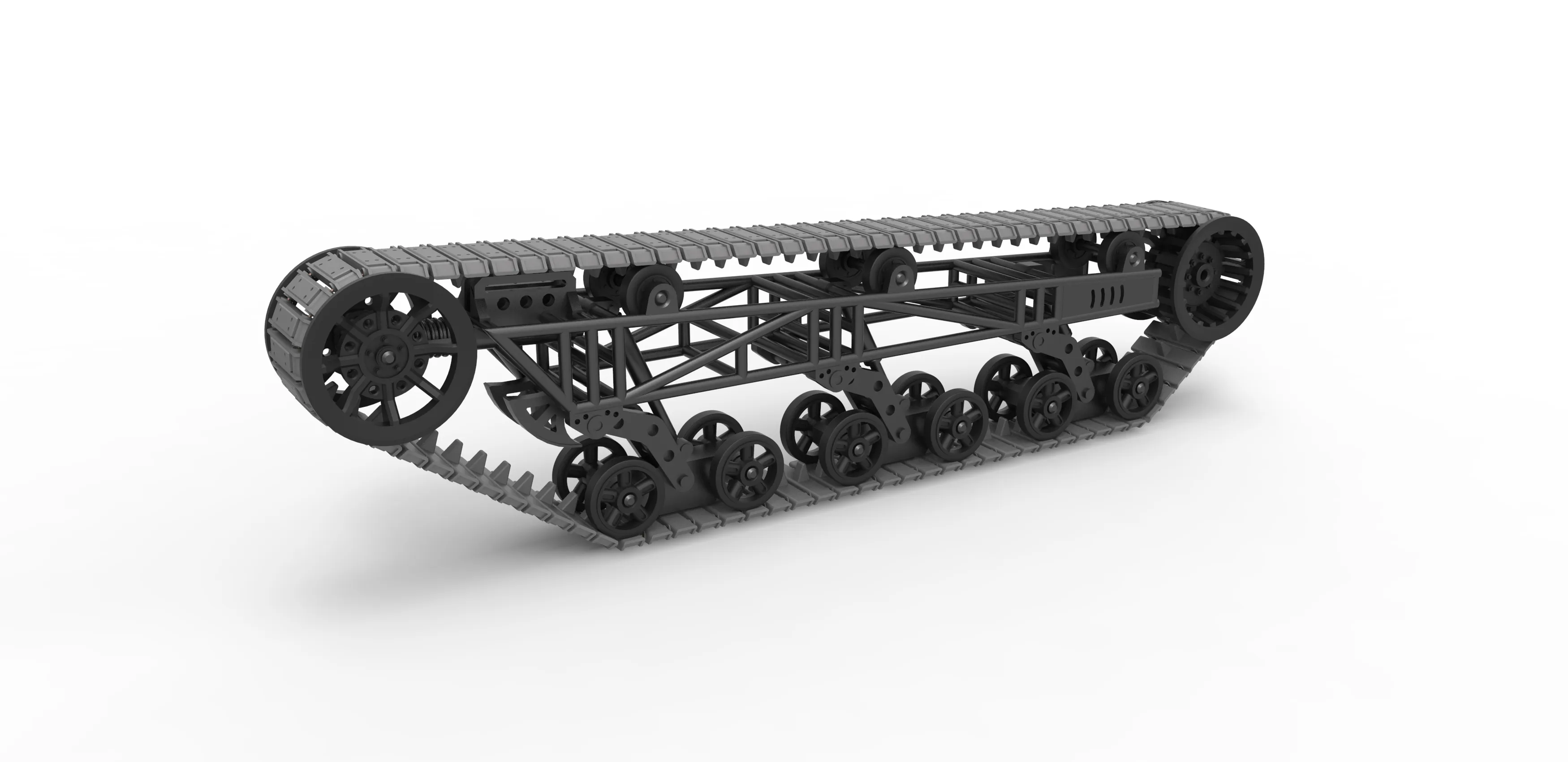 Vehicles & Machinery STL Download - Track chassis Scale 1:25by 3DTechDesign