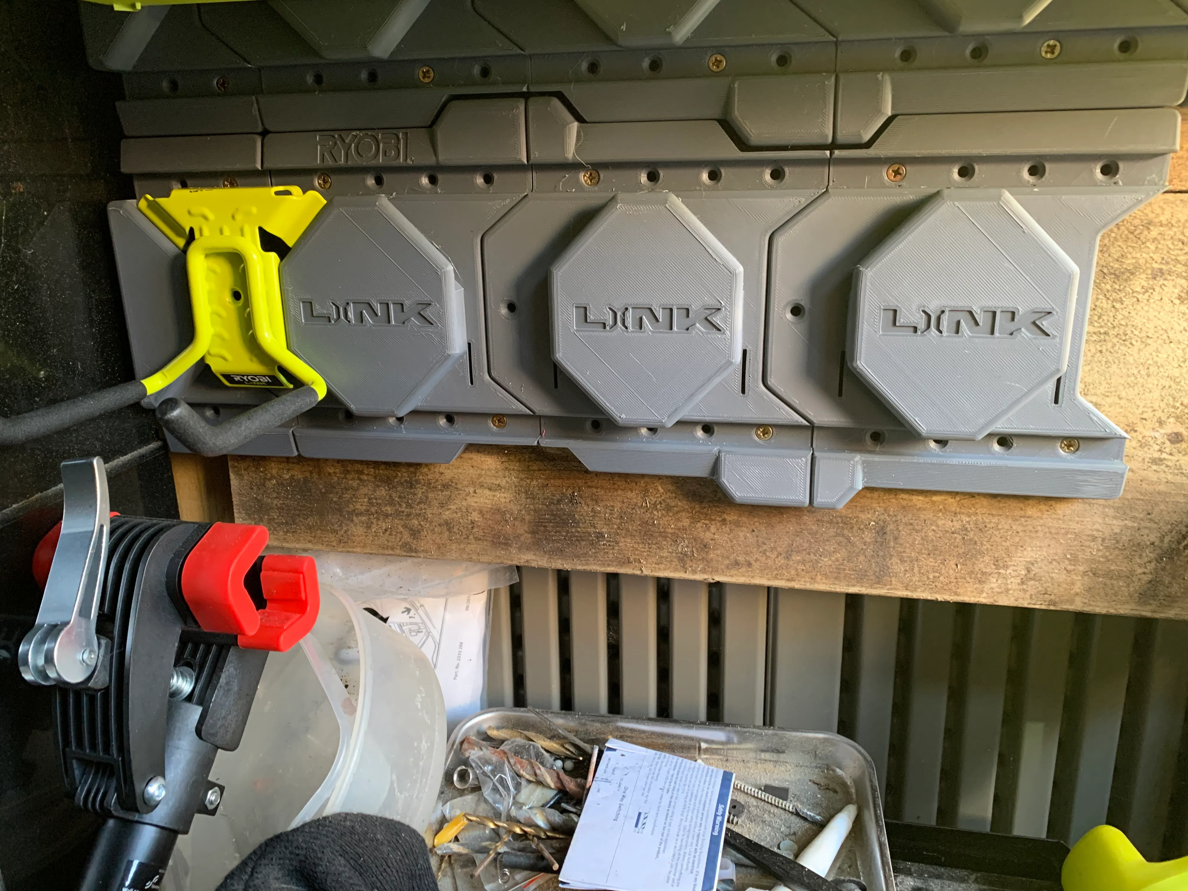 Tools & Spare Parts STL Download - Ryobi link rails with rail endsby I ...