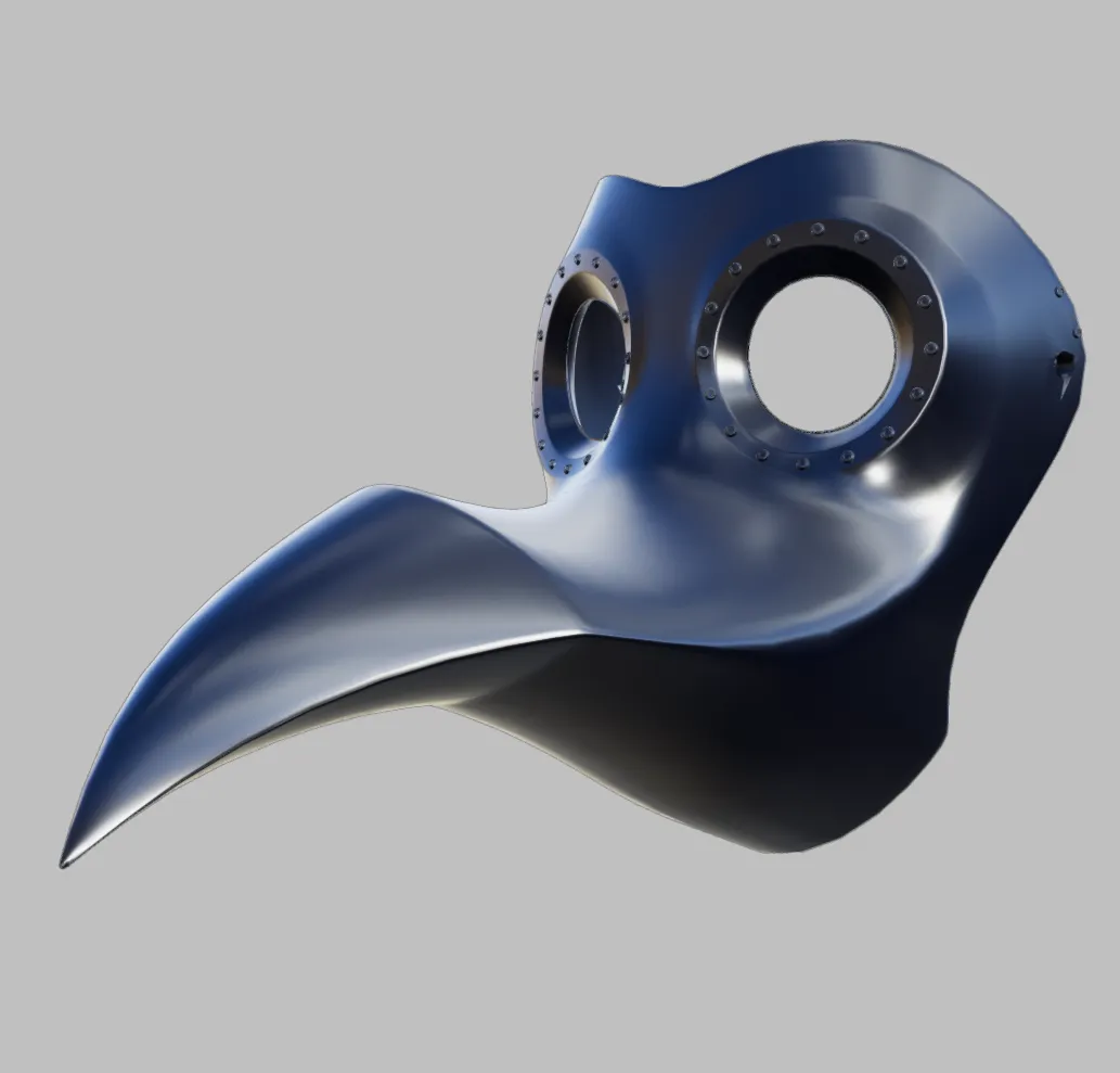 Cosplay STL Download - Wearable Plague Doc Maskby Edna Lab