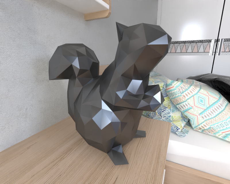 Squirrel Lowpoly Low poly | 3D models download | Creality Cloud