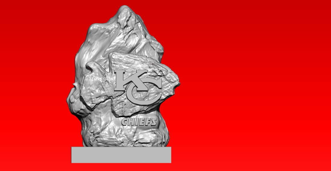 NFL - KANSAS CITY CHIEFS FOOTBALL STATUE DECOR - 3D PRINT | 3D models ...
