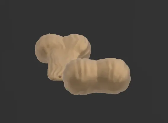 Jewelry & Accessories STL Download - nut sack earringsby Mr3DBeast