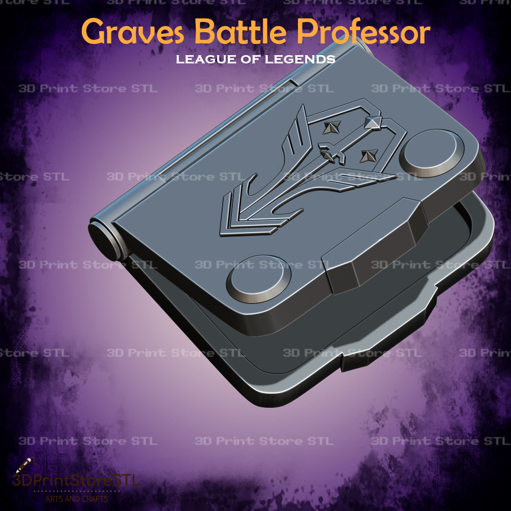 Graves Battle Professor Cosplay League of Legends - STL File | 3D ...
