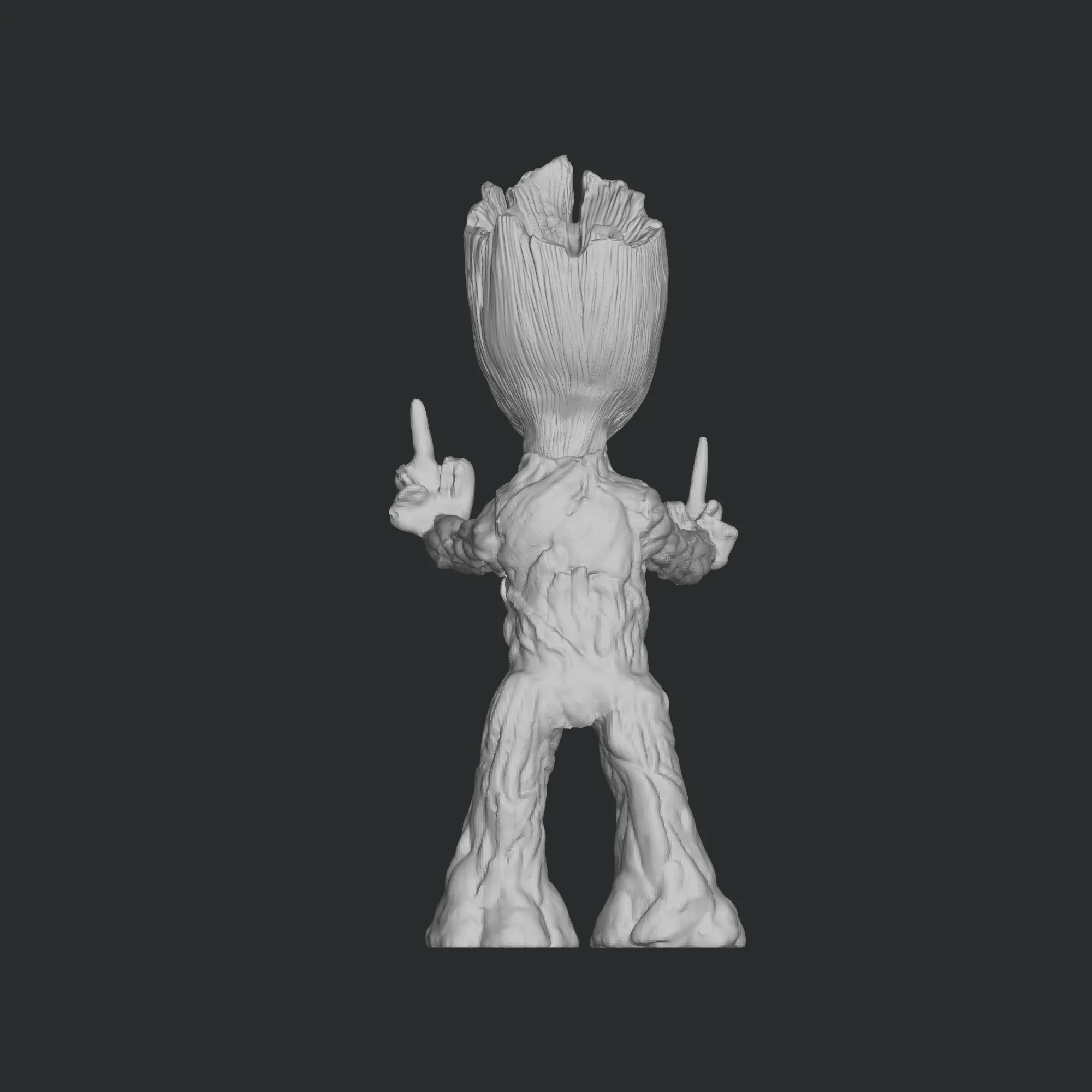Characters & Creatures STL Download - Angry Groot stl file 3d printing ...