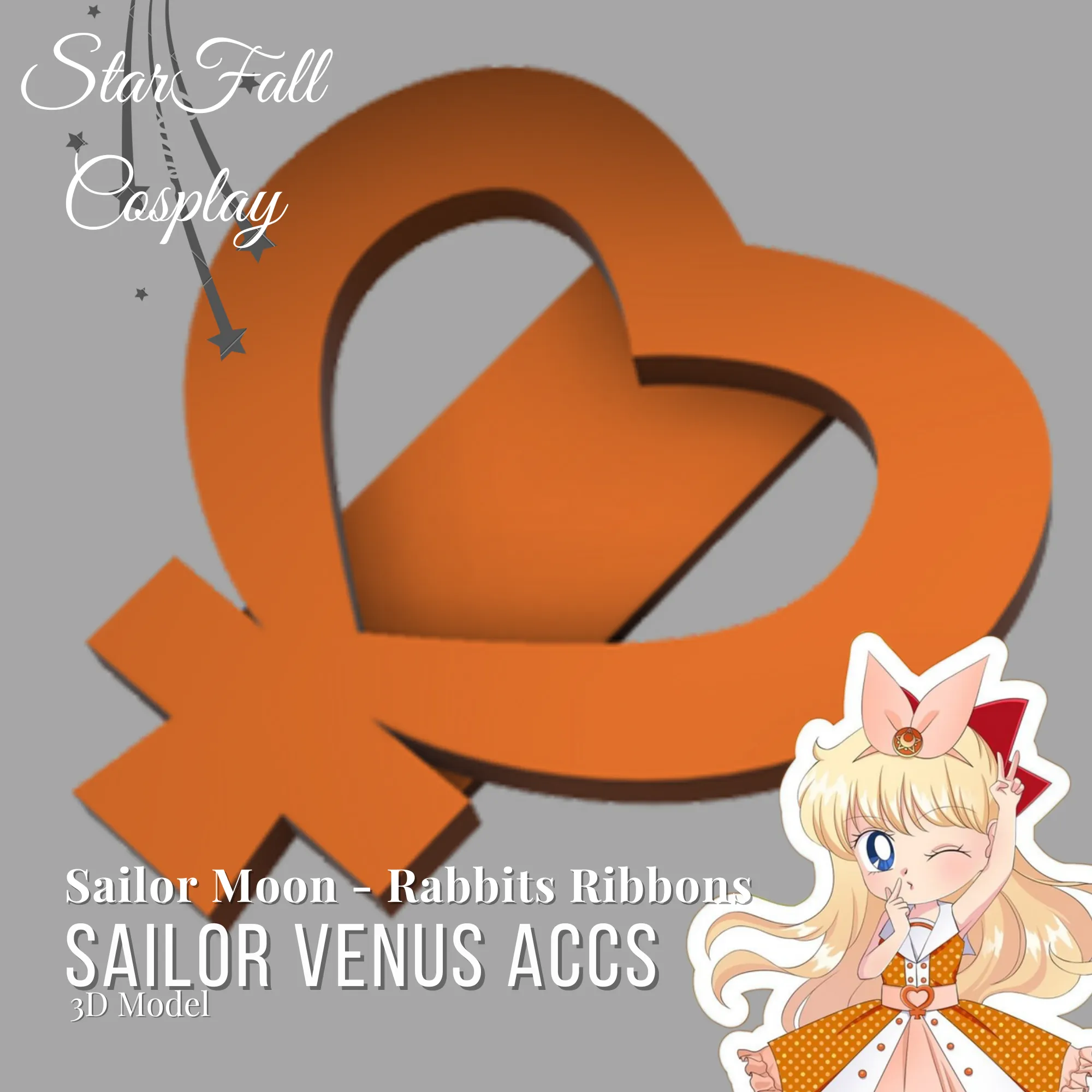 Cosplay STL Download - Venus Rabbit Ribbon Cosplay Accessoriesby ...