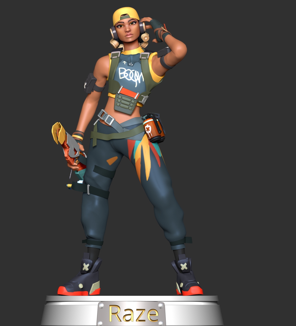 Valorant - Raze | 3D models download | Creality Cloud