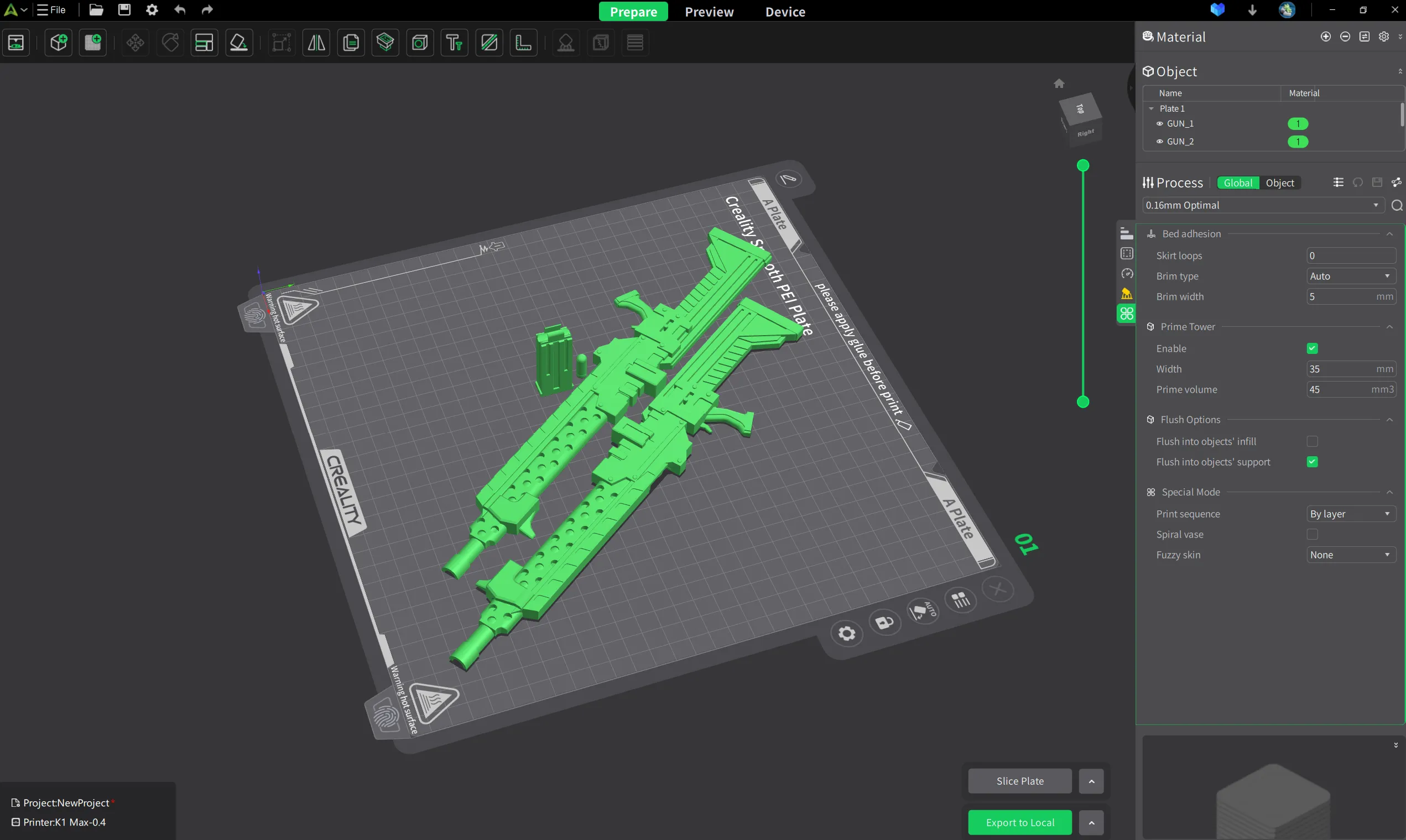 3D Printer Files | 3MF File | gun | Creality Cloud