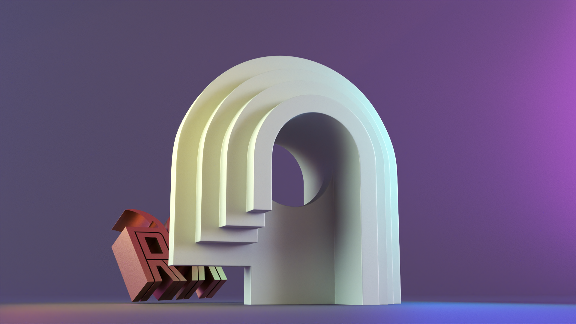 Arch form desktop decor object | 3D models download | Creality Cloud