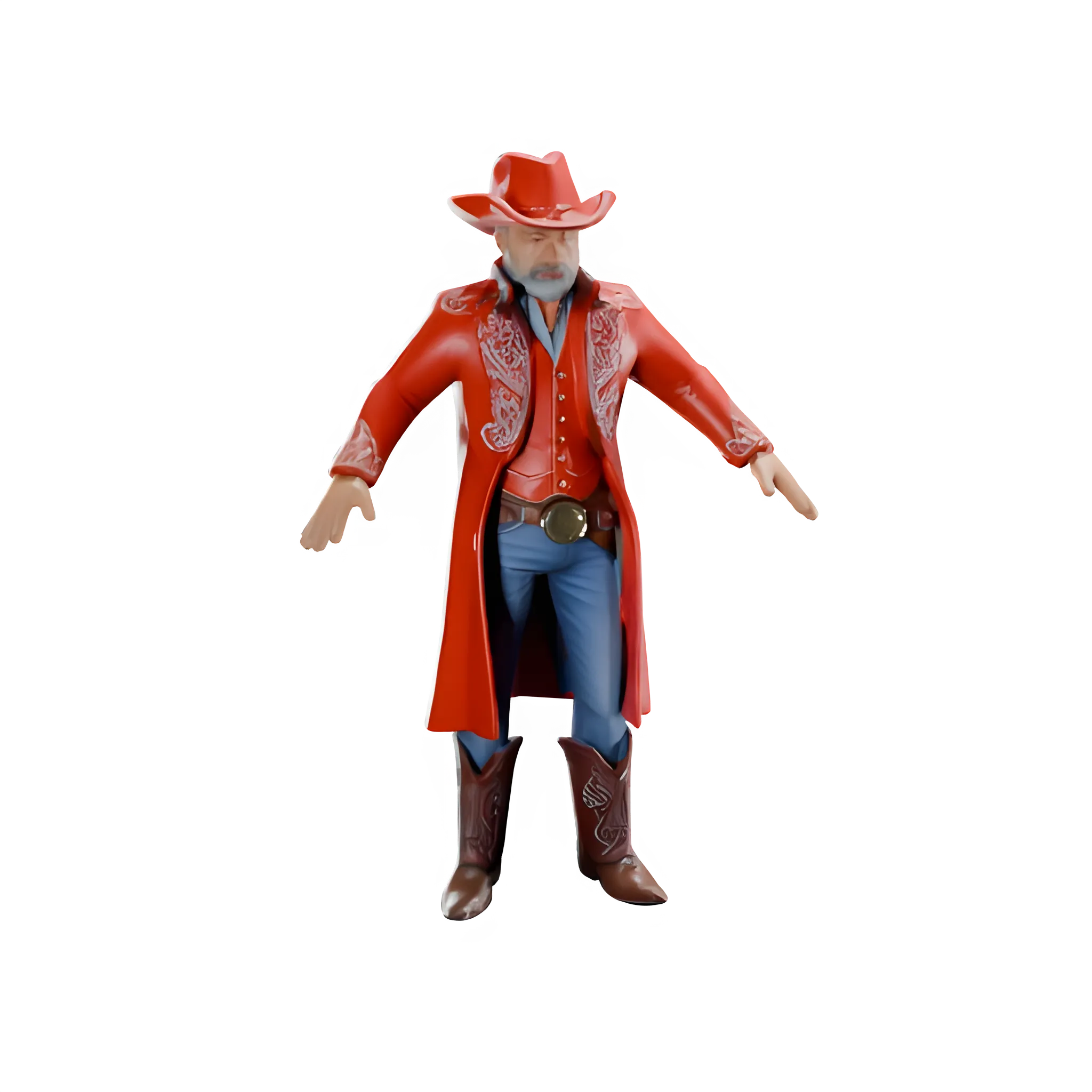 Characters & Creatures STL Download - Western Sheriff Character ...