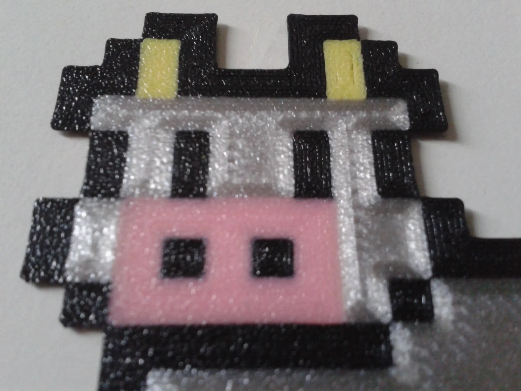 3D Printer Files | 3MF File | Cow 1, 8-bits, with 5 colors (multi-color ...