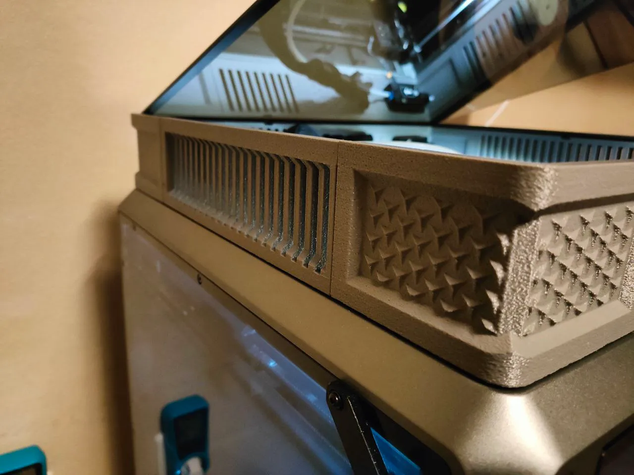 3D Printer Accessories STL Descarga - Creality K1max top lid riser - Big B