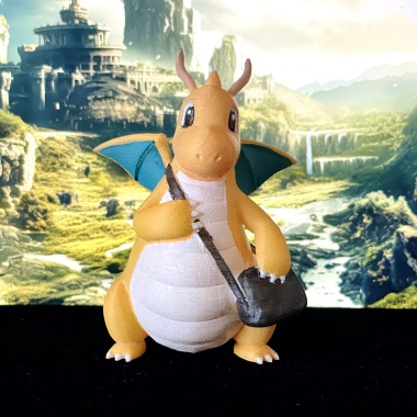 This 3d printed model of the beloved Pokemon Dragonite will make a ...