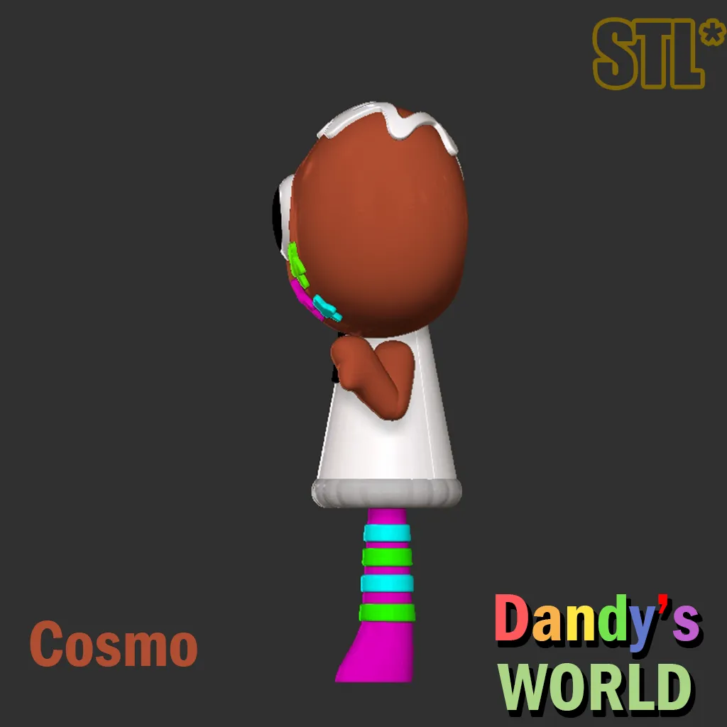 Characters & Creatures STL Download - Dandy's World3D Cosmo STL 3D ...