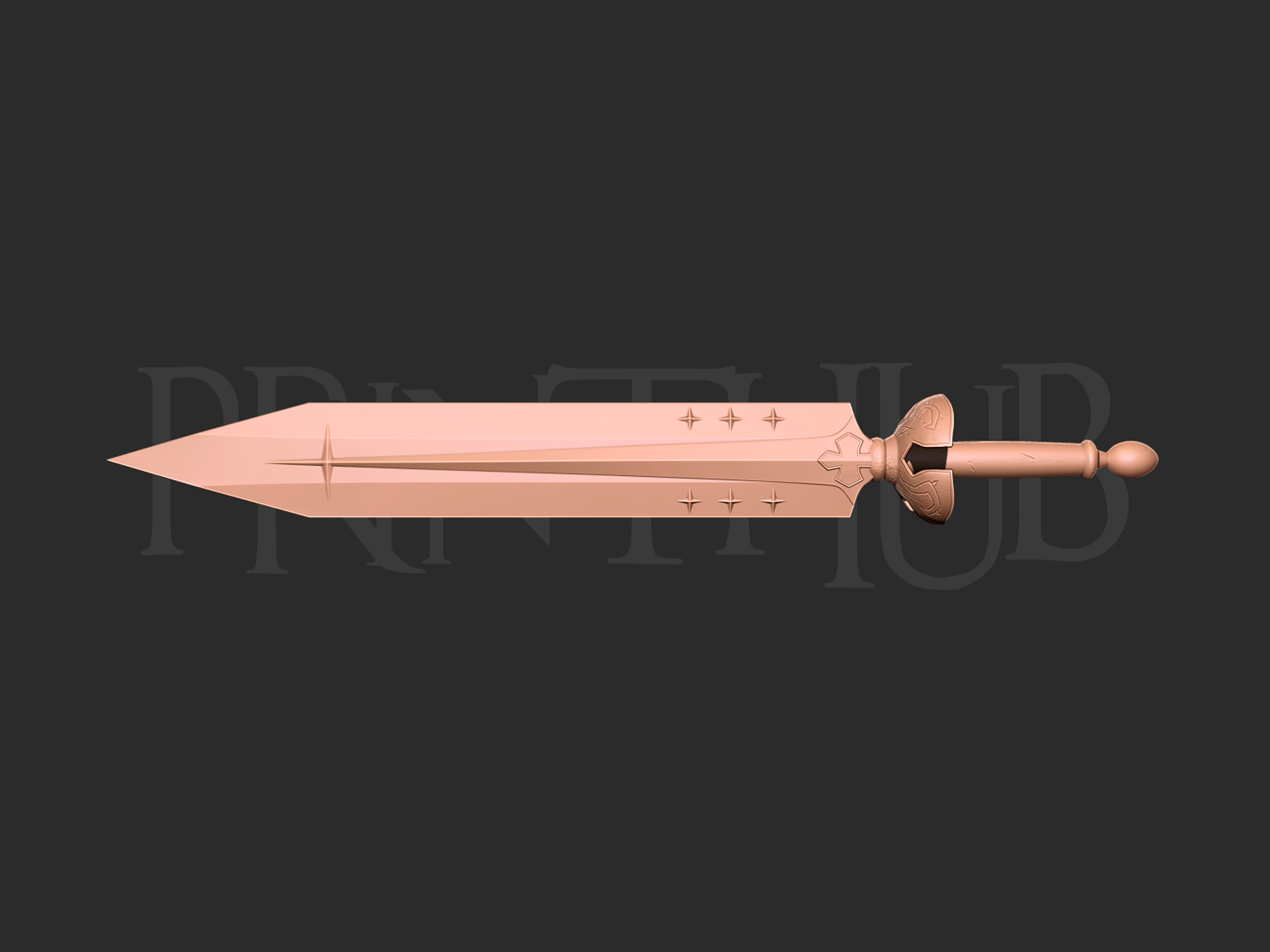 Demon Dweller Sword - Black Clover Weapon | 3D models download ...