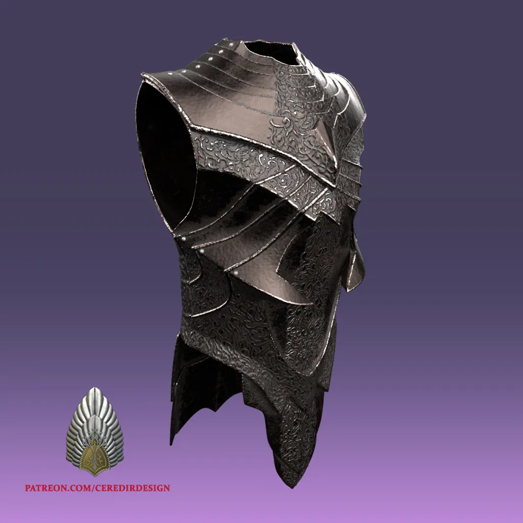Other STL Download - Sauron Chest Armor lord of the rings 3D DIGITAL ...