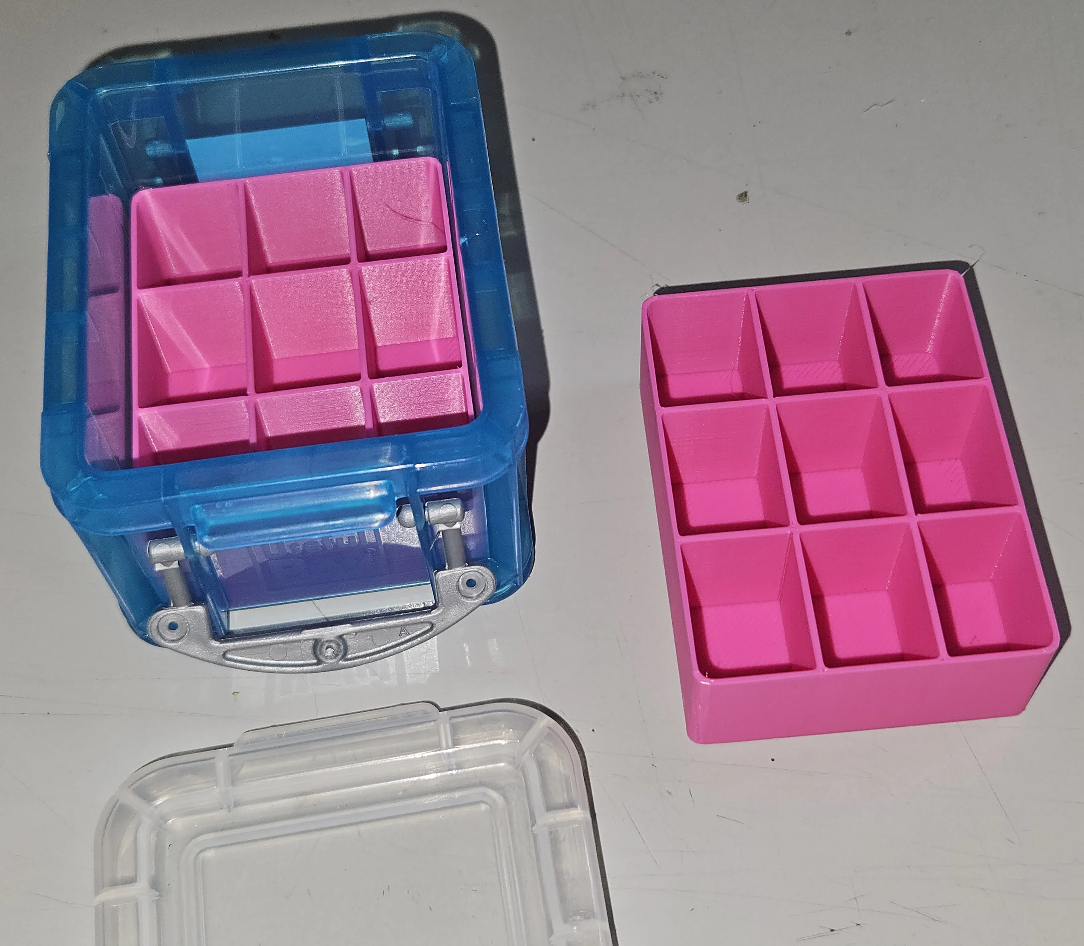 3D Printer Files | 3MF File | 3 X 3 insert for 0.14l "Really Useful Box ...