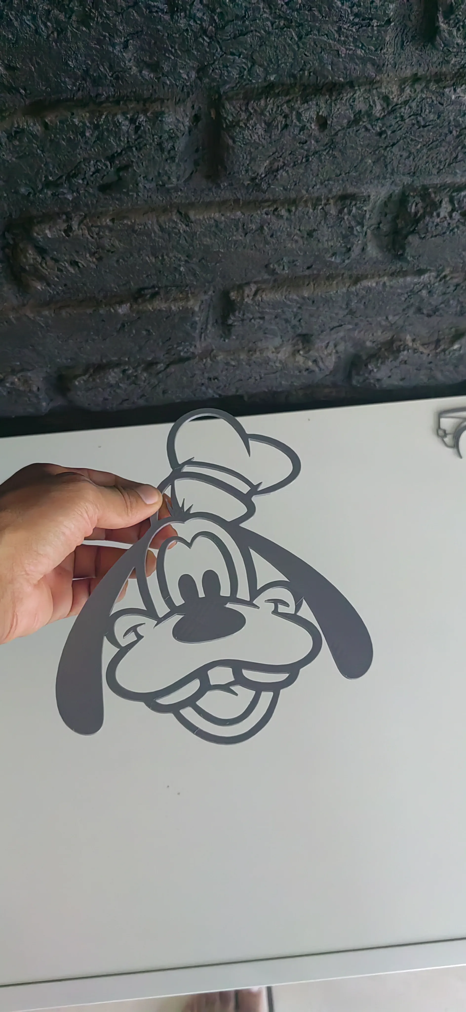 Home Decorations & Ornaments STL Download - goofy wall artby sergio85