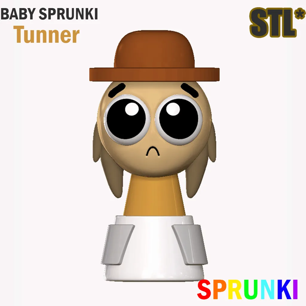 Characters & Creatures STL Download - STL Sprunki Incredibox Baby ...