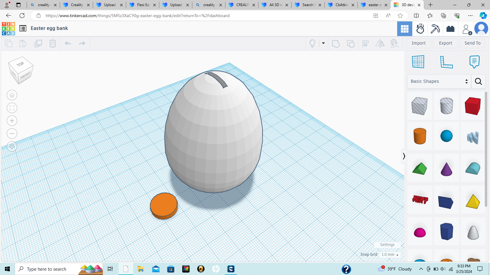 easter egg bank w/o text | 3D models download | Creality Cloud