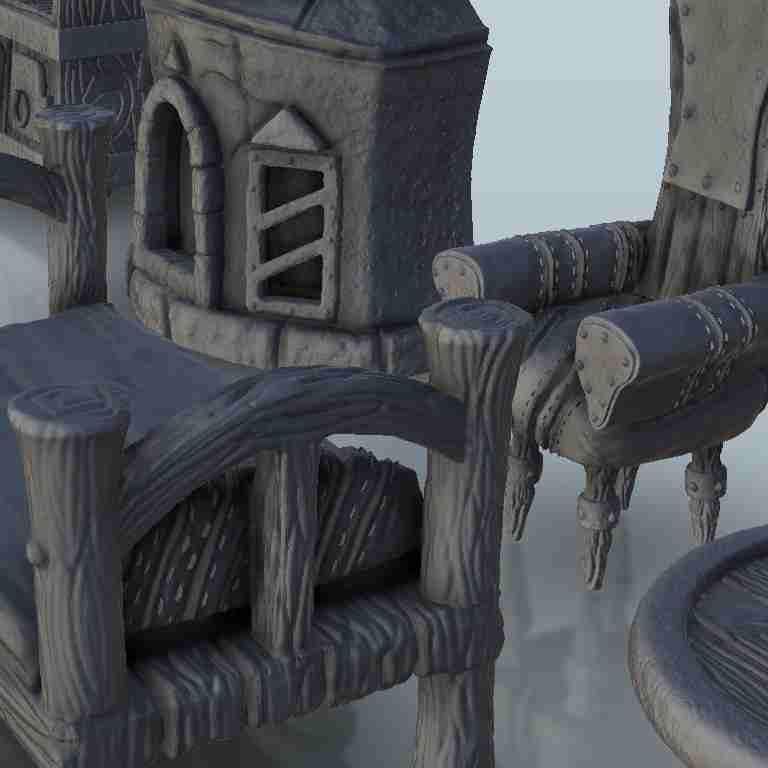 Medieval interior set - miniatures warhammer terrain scenery | 3D models download | Creality Cloud