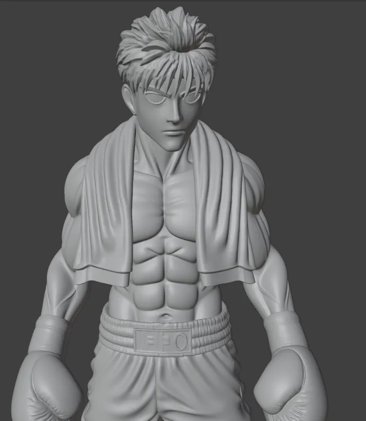 Characters & Creatures STL Download - Ippo Version 1 Hajime No Ippo ...