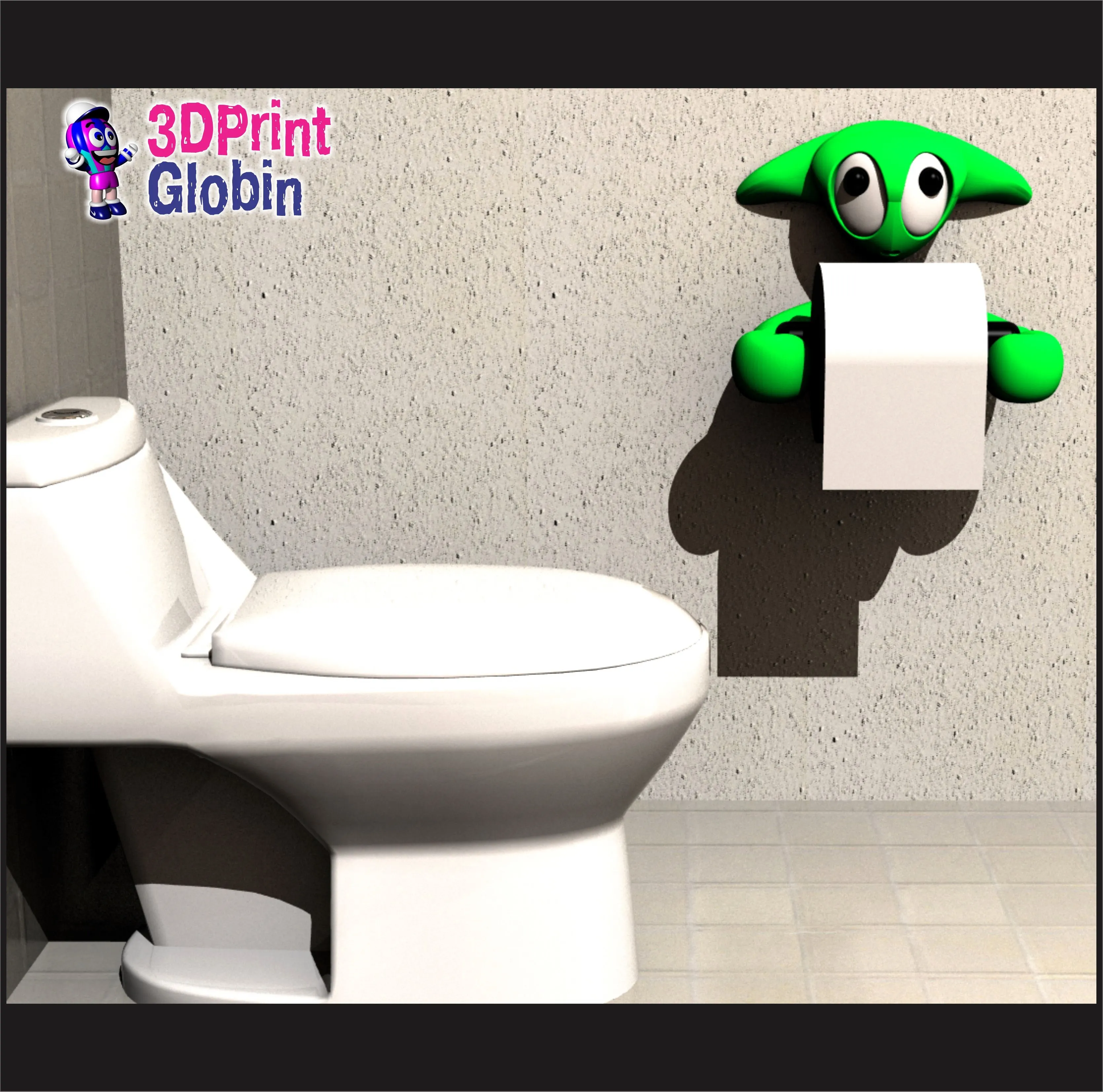 Home Decorations & Ornaments STL Download - PORTAROLLOS ALIEN BOXEADOR ...