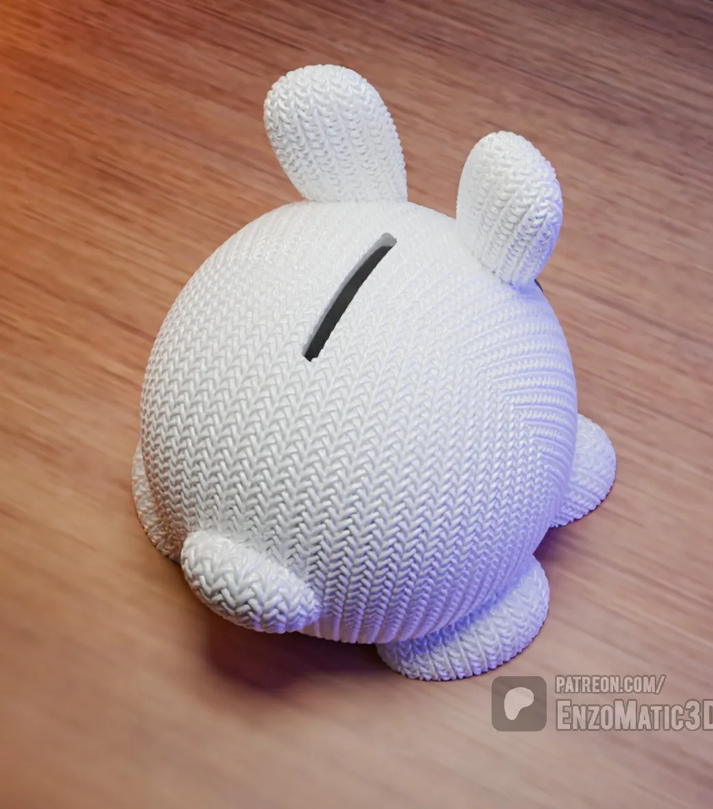 Home Decorations & Ornaments STL Descarga - rabbit piggy bank, money ...