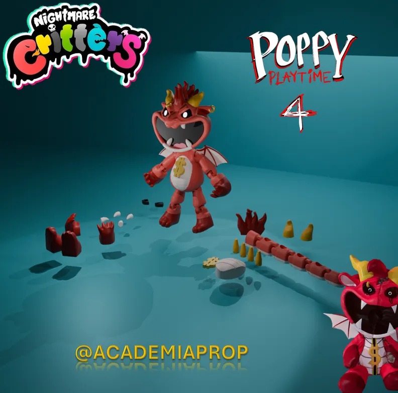 Other STL Download - SIMON SMOKE .POPPY PLEYTIME 4by ACADEMIA PROP