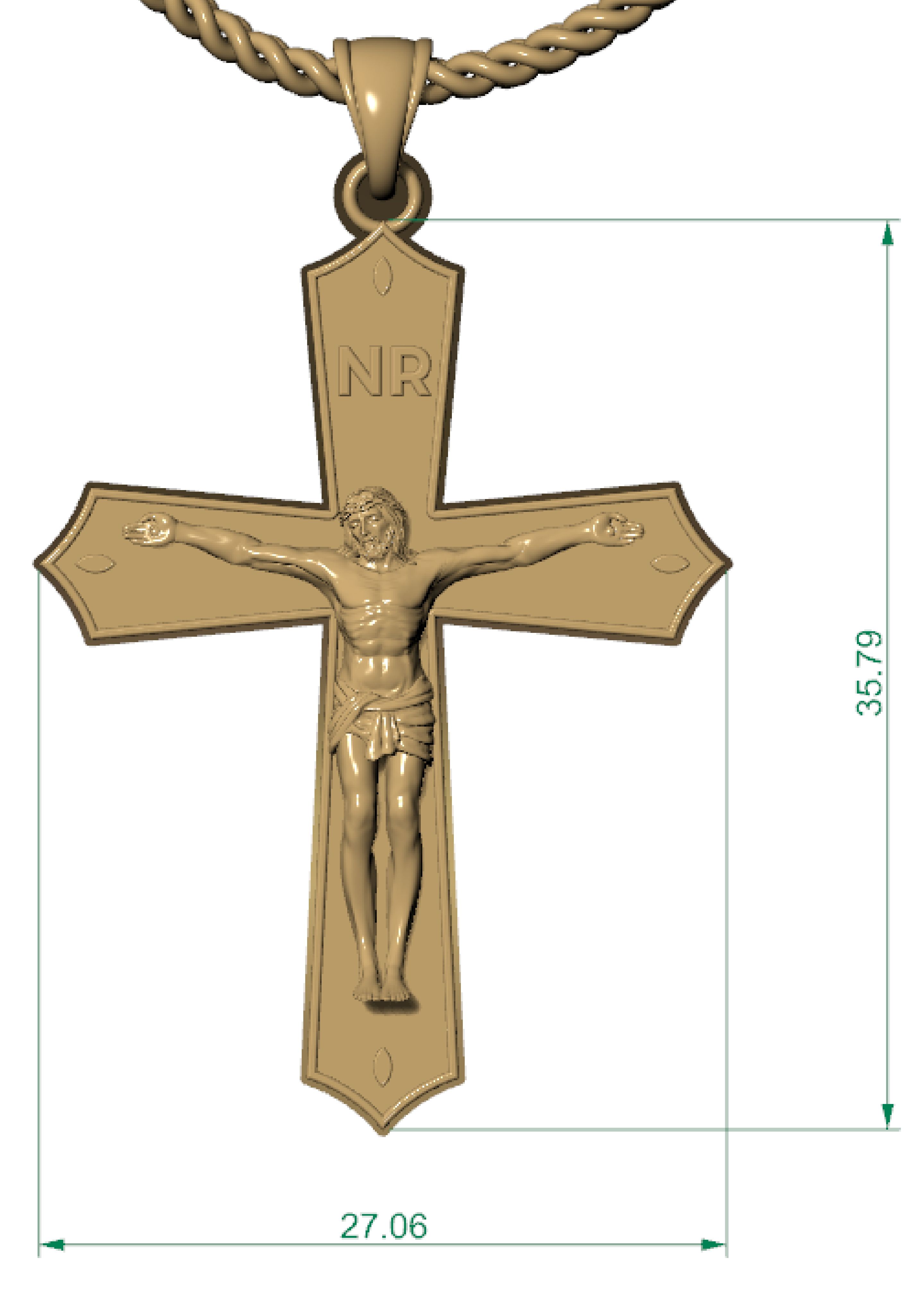 Cross with jesus | 3D models download | Creality Cloud