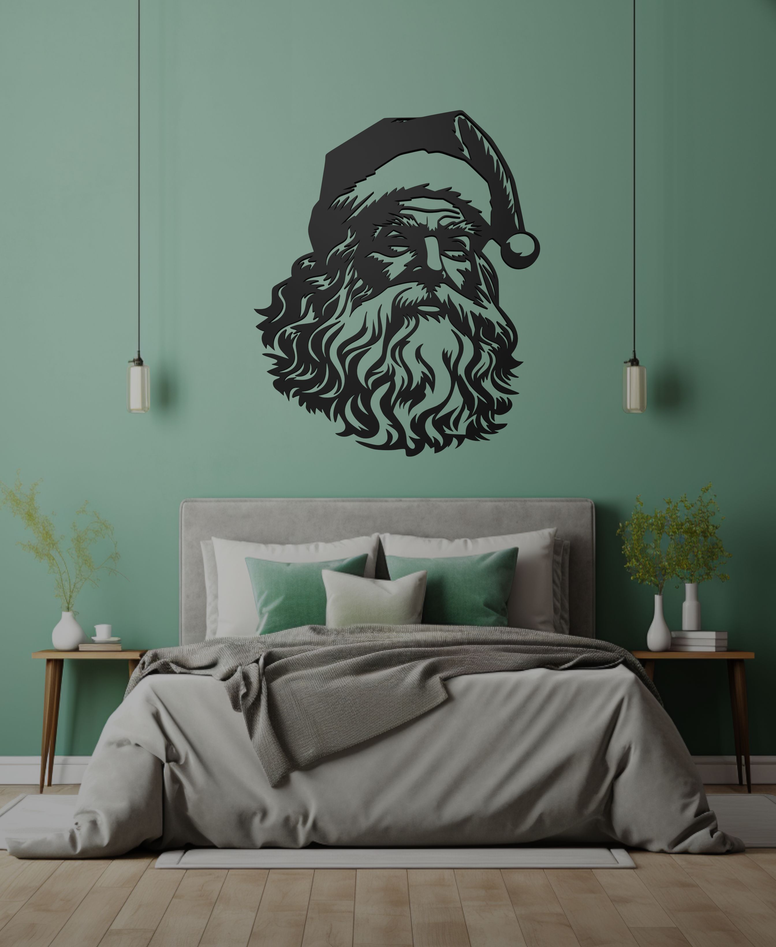 Santa Wall Art | 3D-Modelle herunterladen | Creality Cloud