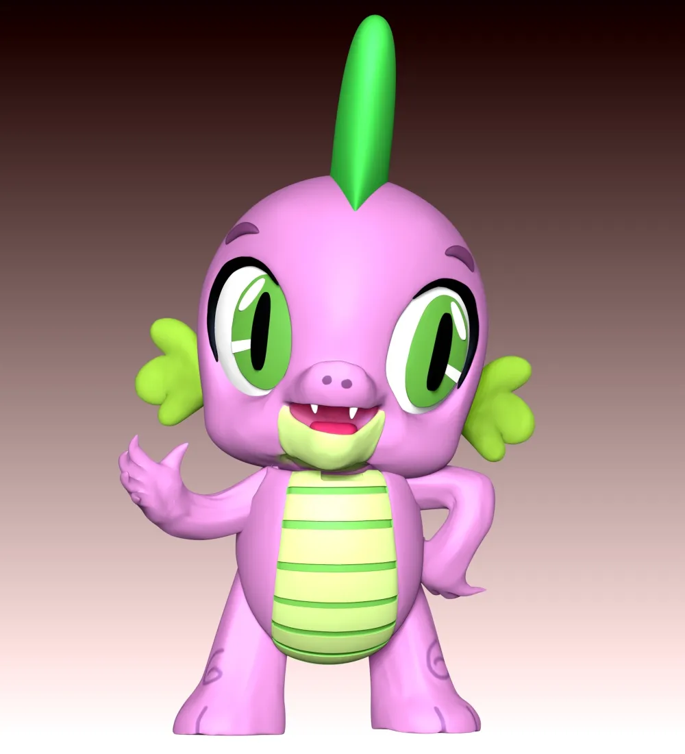 3D Printer Files | 3MF File | Spike - My Little Pony | Creality Cloud