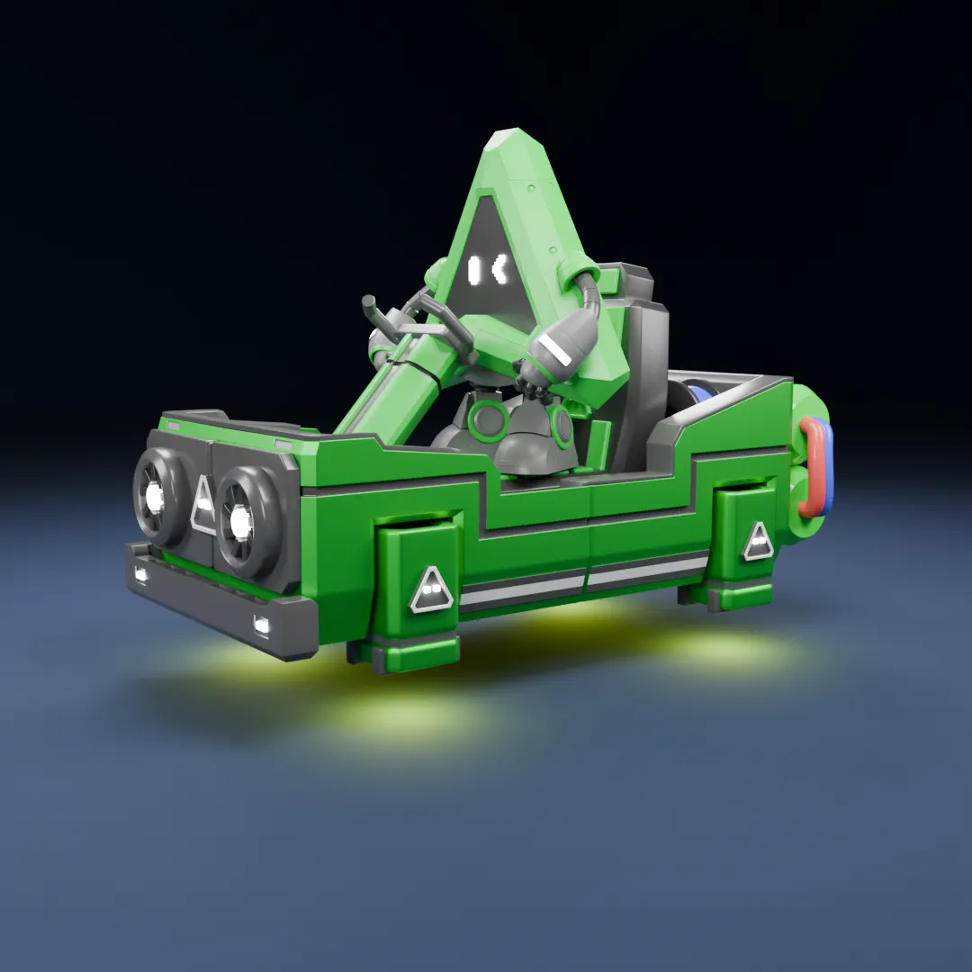 3D Printer Files | 3MF File | Futuristic vehicle Creality Mini Maker ...