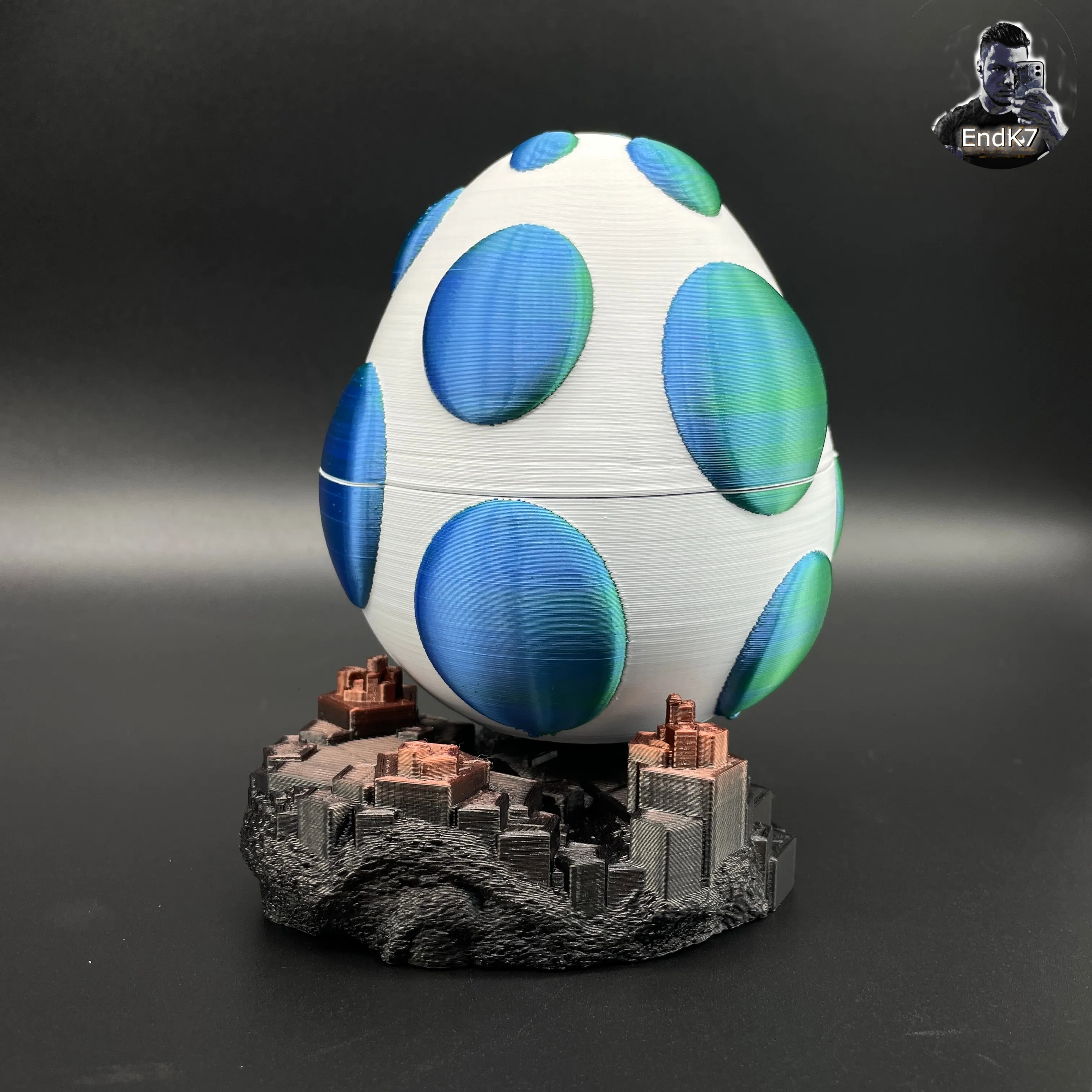 Other STL Download - Dragon Egg No. 7by EndK7