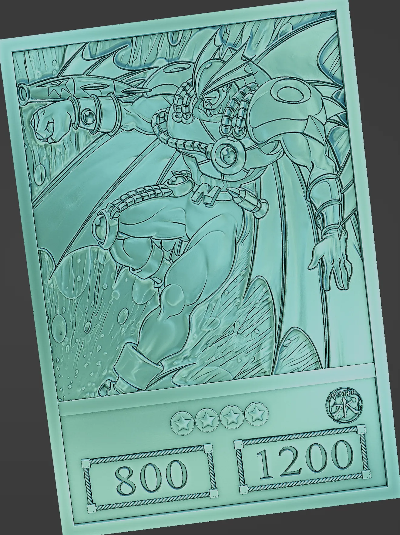 3D Printer Files | 3MF File | Elemental HERO Neo Bubbleman - yu-gi-oh ...